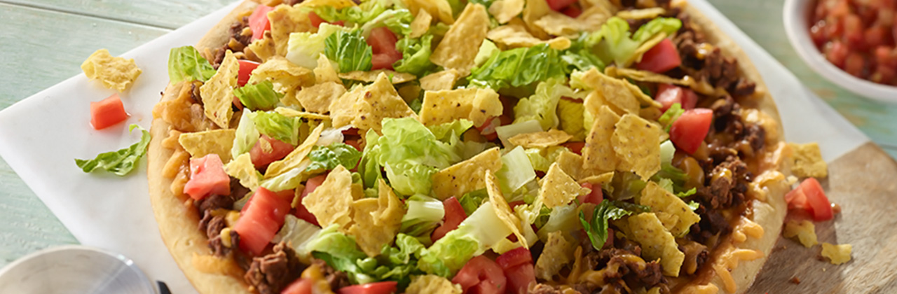 Foodservice Recipe: 12" Taco Pizza