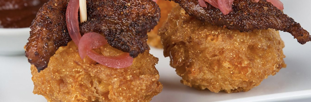 Foodservice Recipe: BBQ Belly Cornbread Fritters