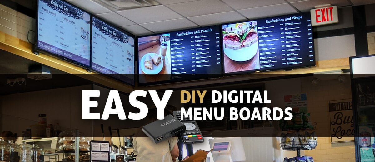 Easy DIY Digital Menu Boards For Restaurants Foodservice Easy DIY Digital Menu Boards For Restaurants Foodservice