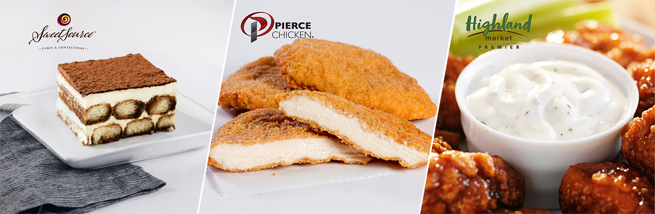 New food service items from Sweet Source, Pierce Chicken, Highland ...