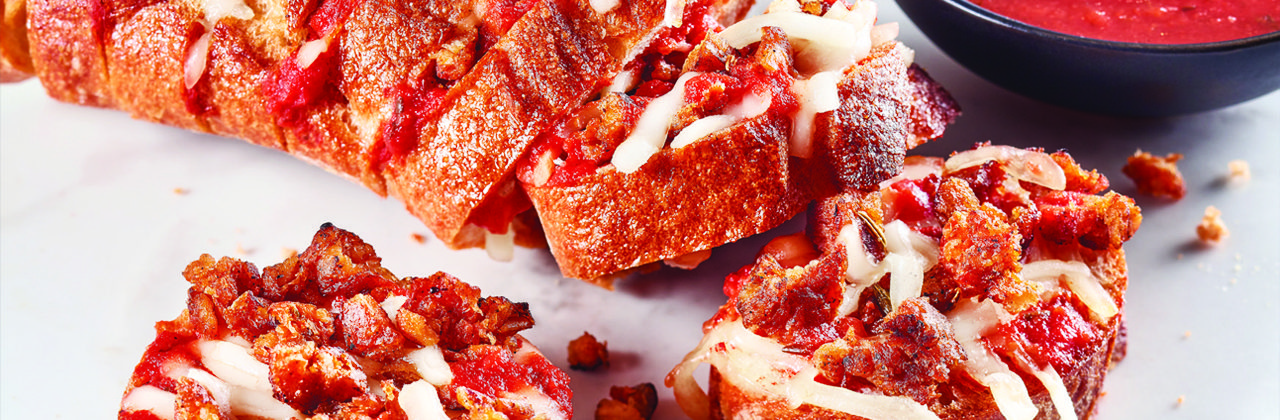 Foodservice Recipe: Plant-Based Pizza Baguette