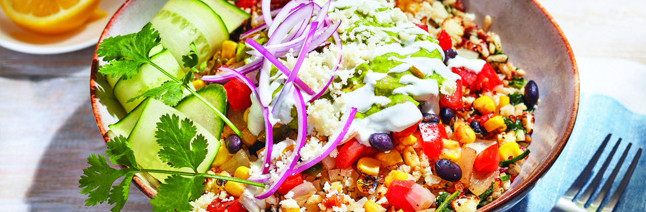 Foodservice Recipe: Roasted Cauliflower and Quinoa Power Bowl