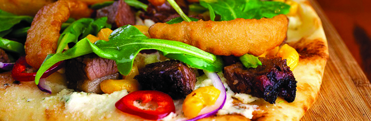 Foodservice Recipe: BBQ Brisket & Onion Flatbread