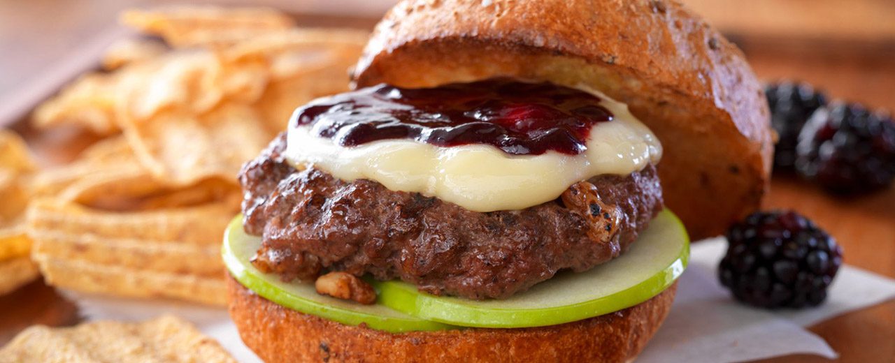 Foodservice Recipe: Fruit and Nut Burger