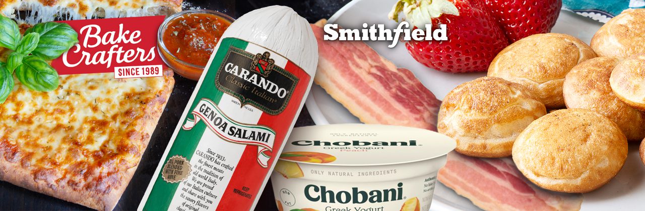 New Food Service Items From Chobani, Carando, Bake Crafters and Smithfield!