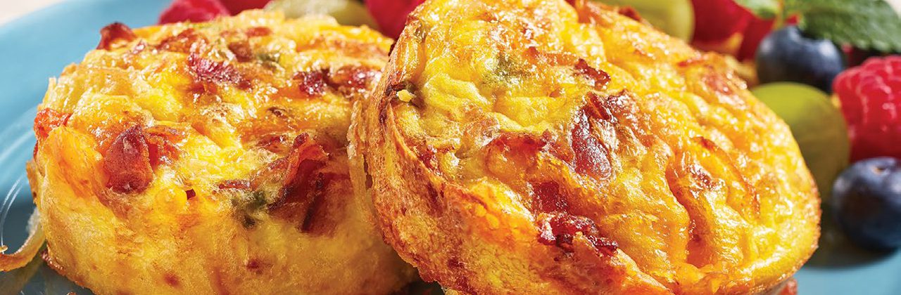 Foodservice Recipe: Cheddar Hash Brown Breakfast Quiche