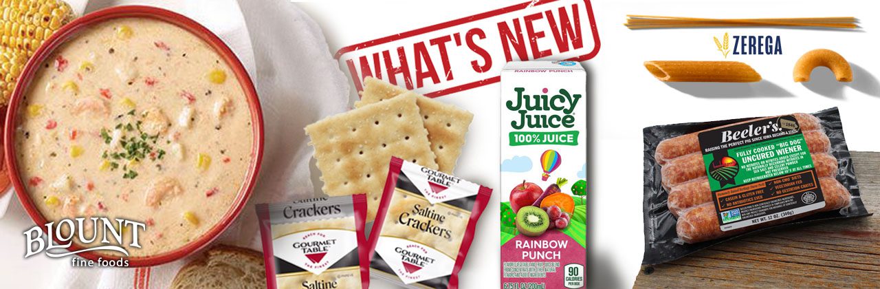 New Food Service Items From Blount, Zerega, Gourmet Table and More!